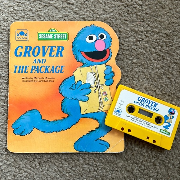 Vintage | Toys | Vintage Sesame Street Grover And The Package Book ...